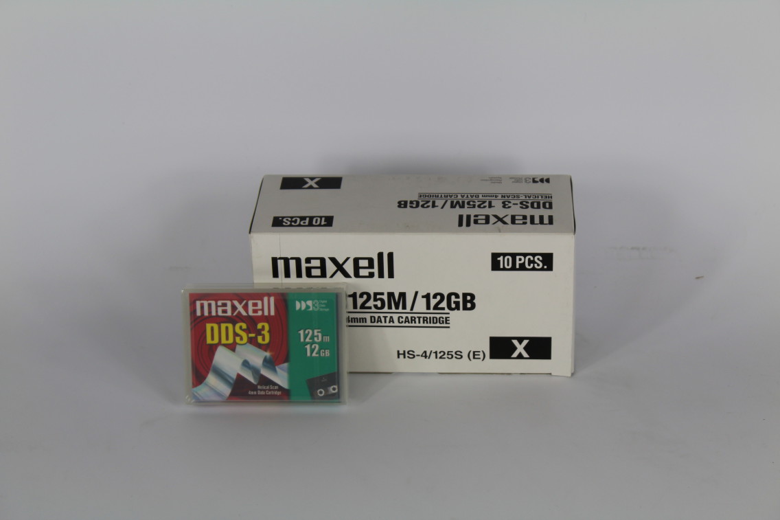 Lot de 14 DDS-3 Maxell 125M/12GB - Cartoooche